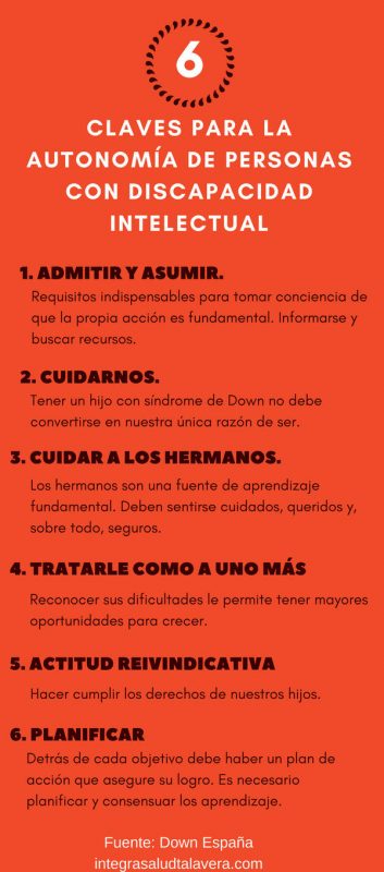 Claves para la autonomía de personas con discapacidad intelectual